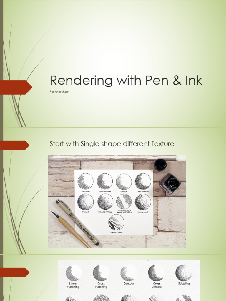 Rendering With Pen & Ink | PDF