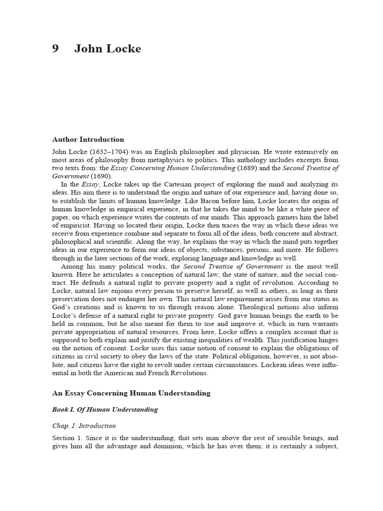 A New Modern Philosophy The Inclusive Anthology Of... - (9 John Locke ...