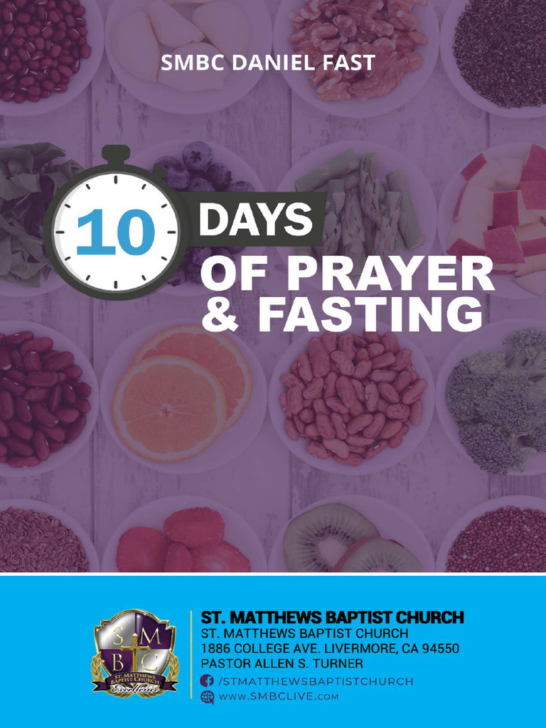 Daniel 10 Days Fasting Prayer Schedule | PDF | Prayer | Lord's Prayer