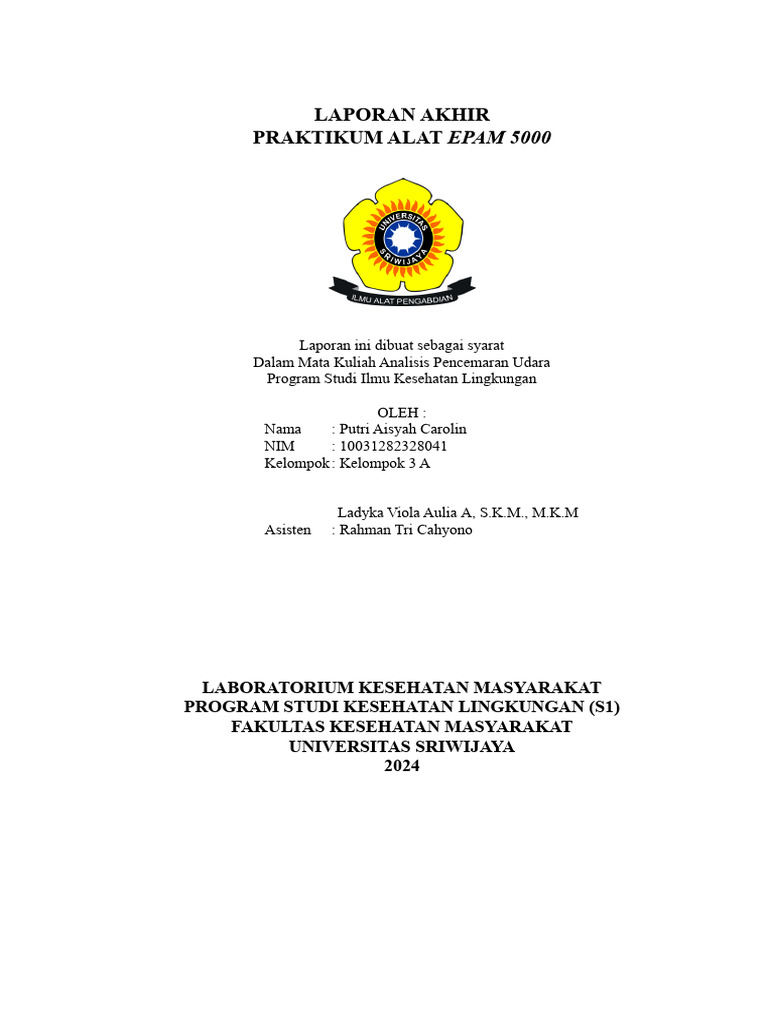 Laporan Akhir Epam 5000 | PDF
