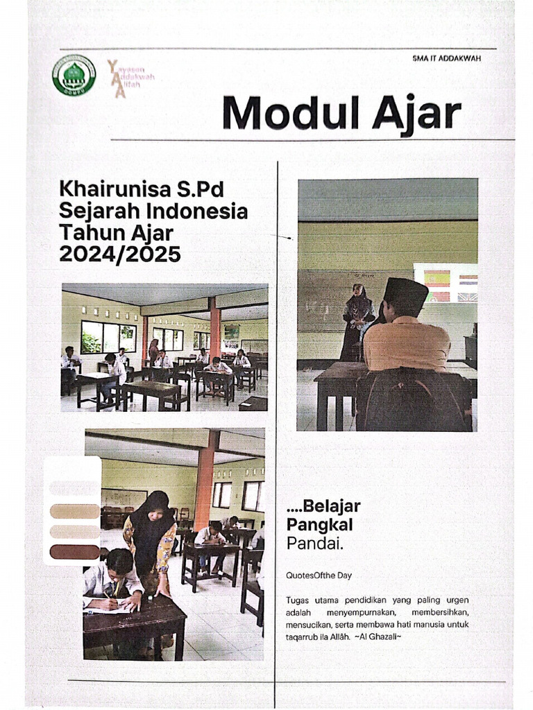 Modul Ajar Ibu Nisa | PDF
