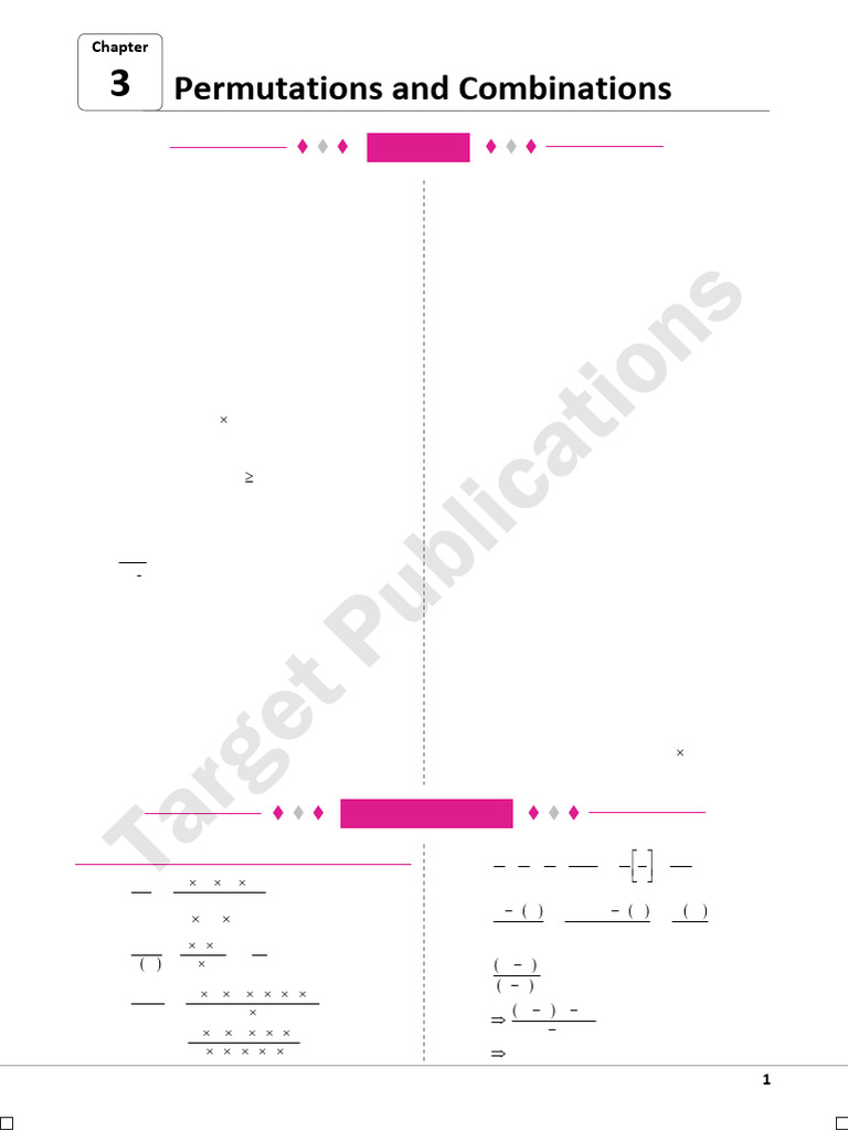 07 XI-M2-03 Permutations and Combinations - Solutions - 64dcc9f7c637d | PDF | Permutation ...