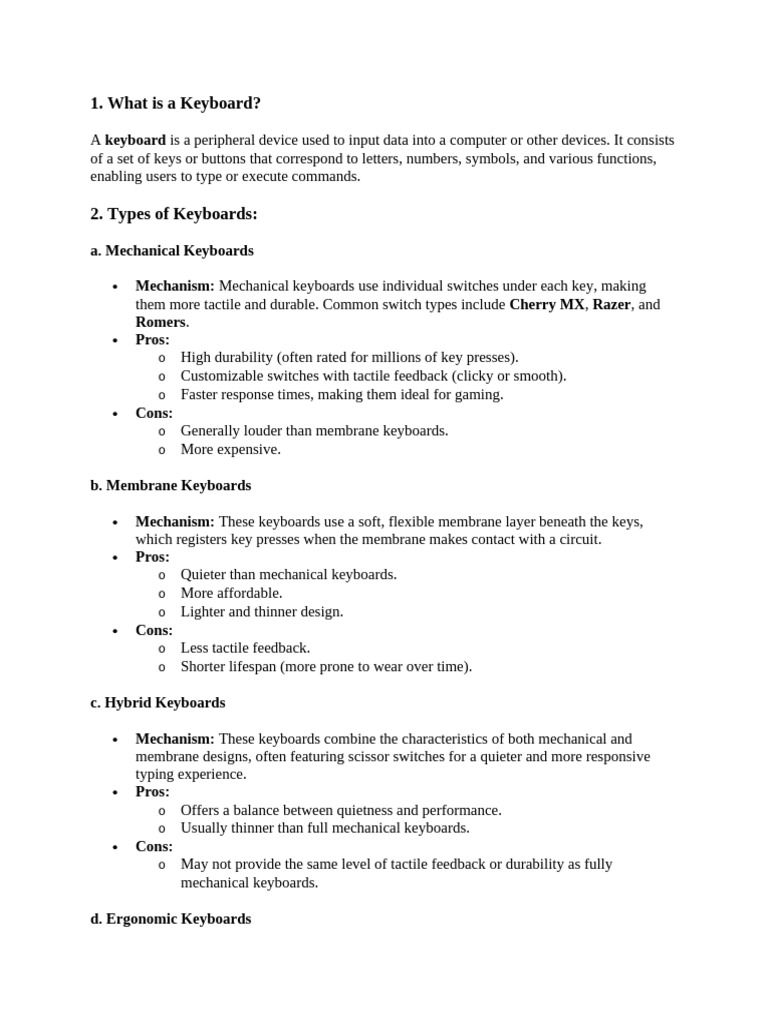 keyboard | PDF | Computer Keyboard | Writing Implements