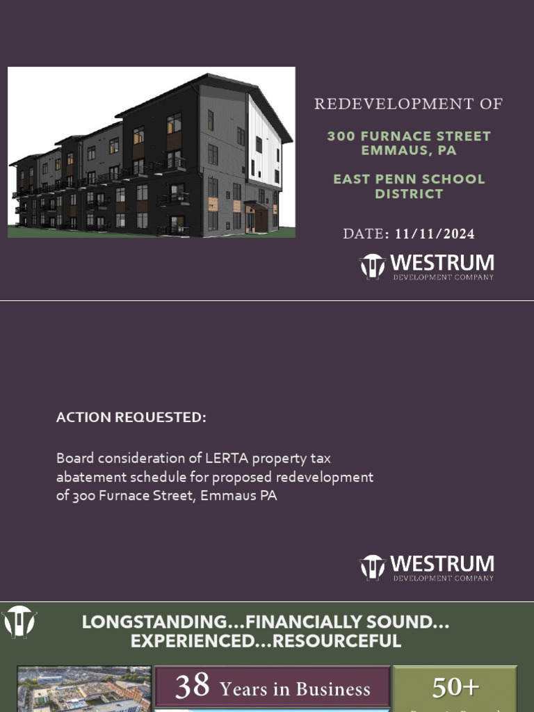 Emmaus PC LERTA Presentation East Penn 11112024 v1 | PDF | Taxes ...