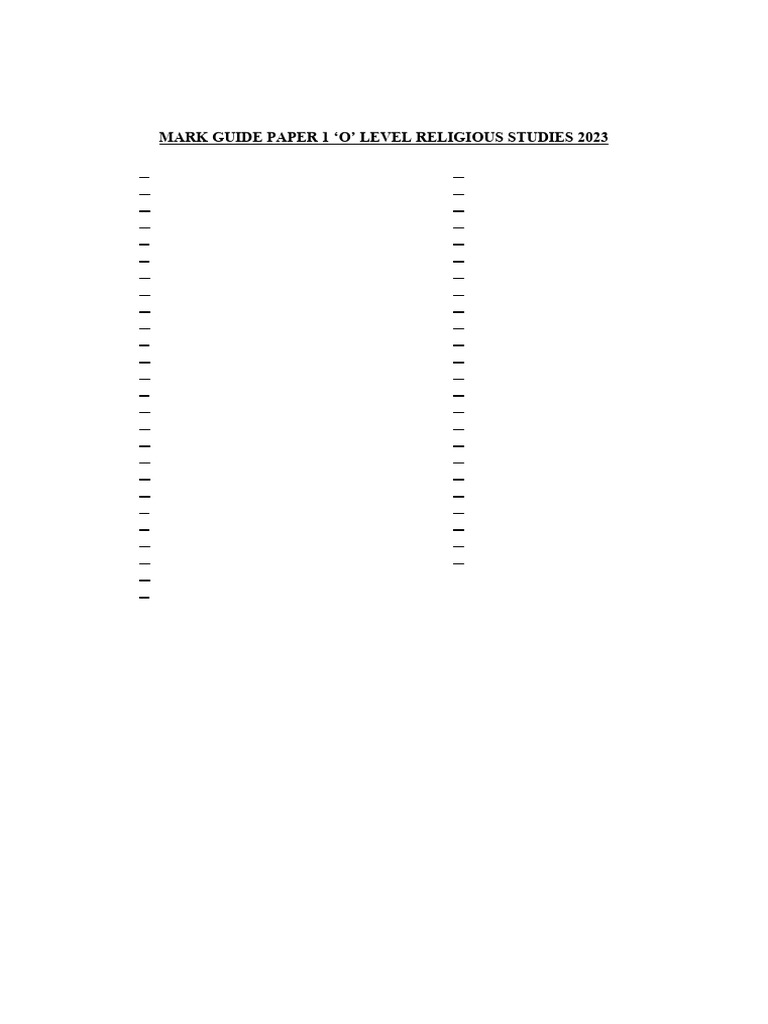 2023 Ol Rel Mark Guide 1,2 | PDF | Caliphate | Ali