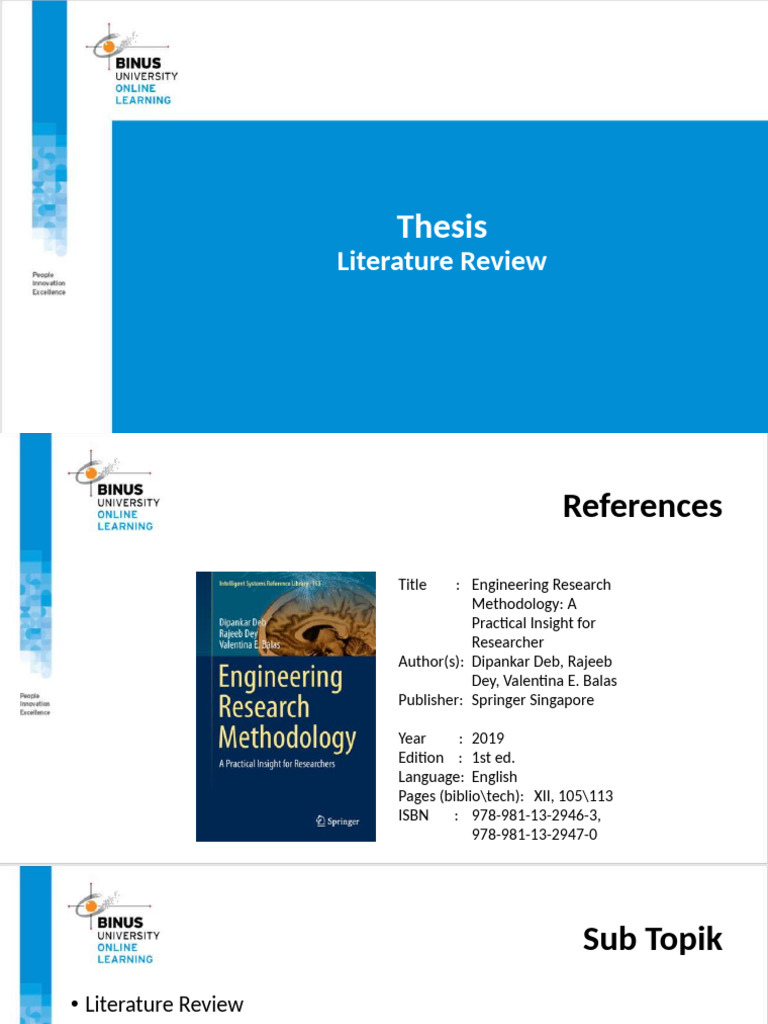 Engineering Research Methodology Guide | PDF | Literature Review ...