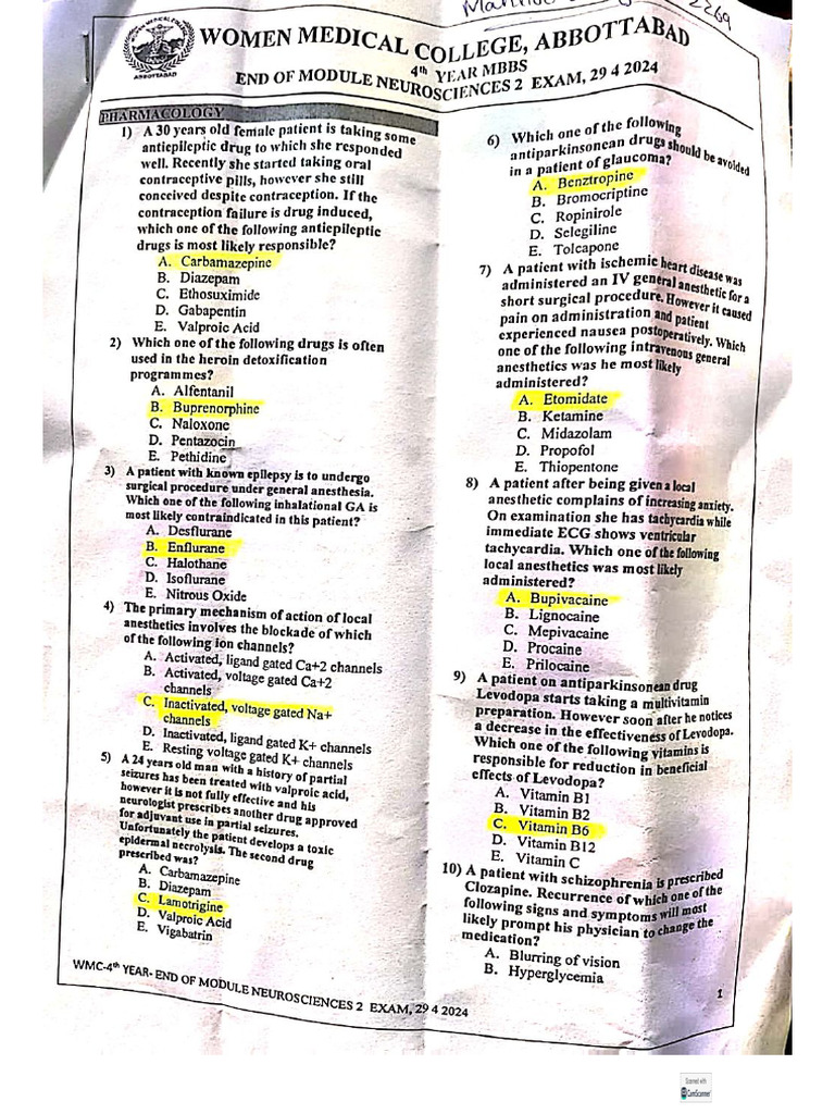 Block J WMC 2024 | PDF