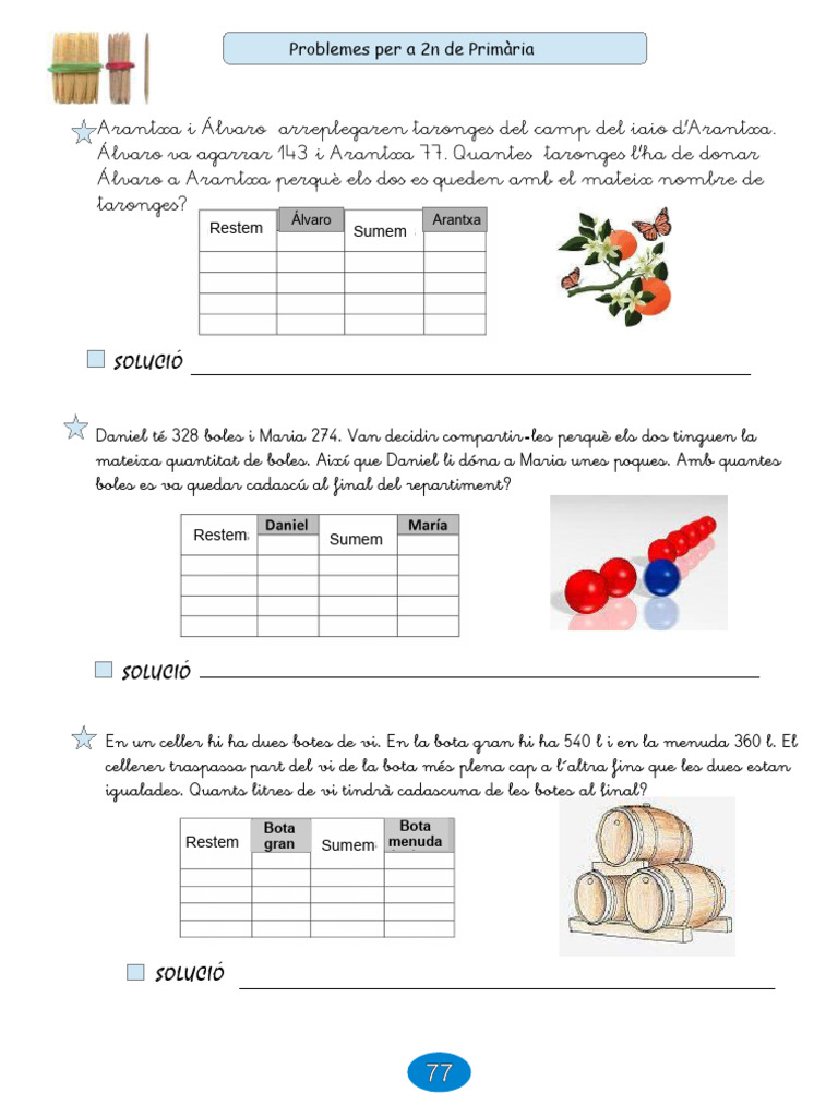 Problemes de 2n (Traduïts Pàg 77-82) | PDF