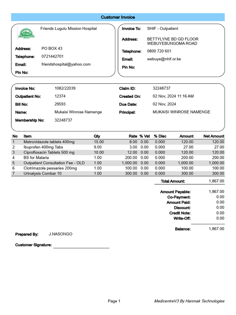 A R Invoice InvoiceID 22039 | PDF | Payments