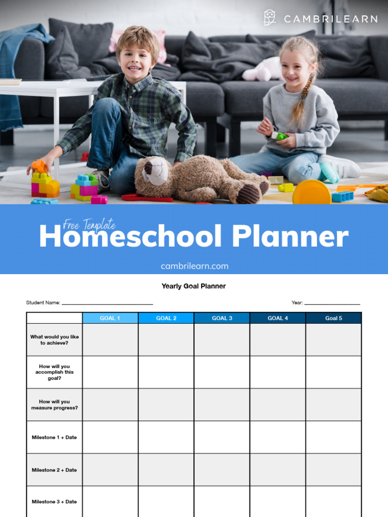 Yearly Student Goal Planner | PDF