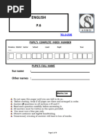 Math p6 Questions From Nesa | PDF | Area