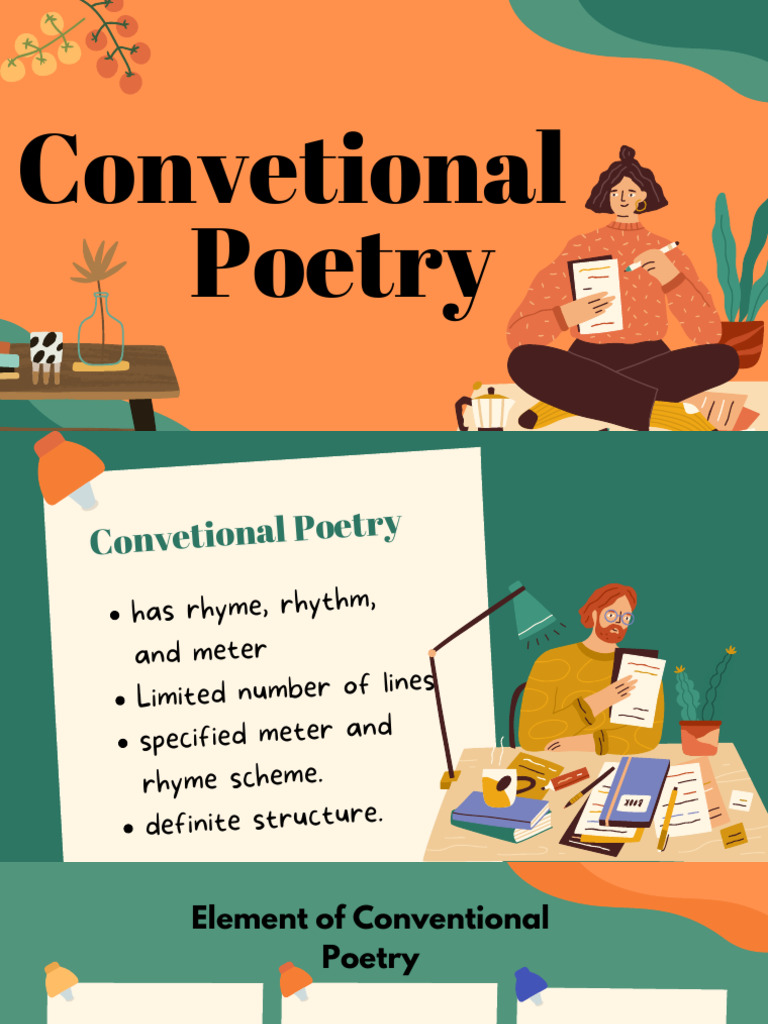 Conventional Poetry | PDF | Metre (Poetry) | Poetry