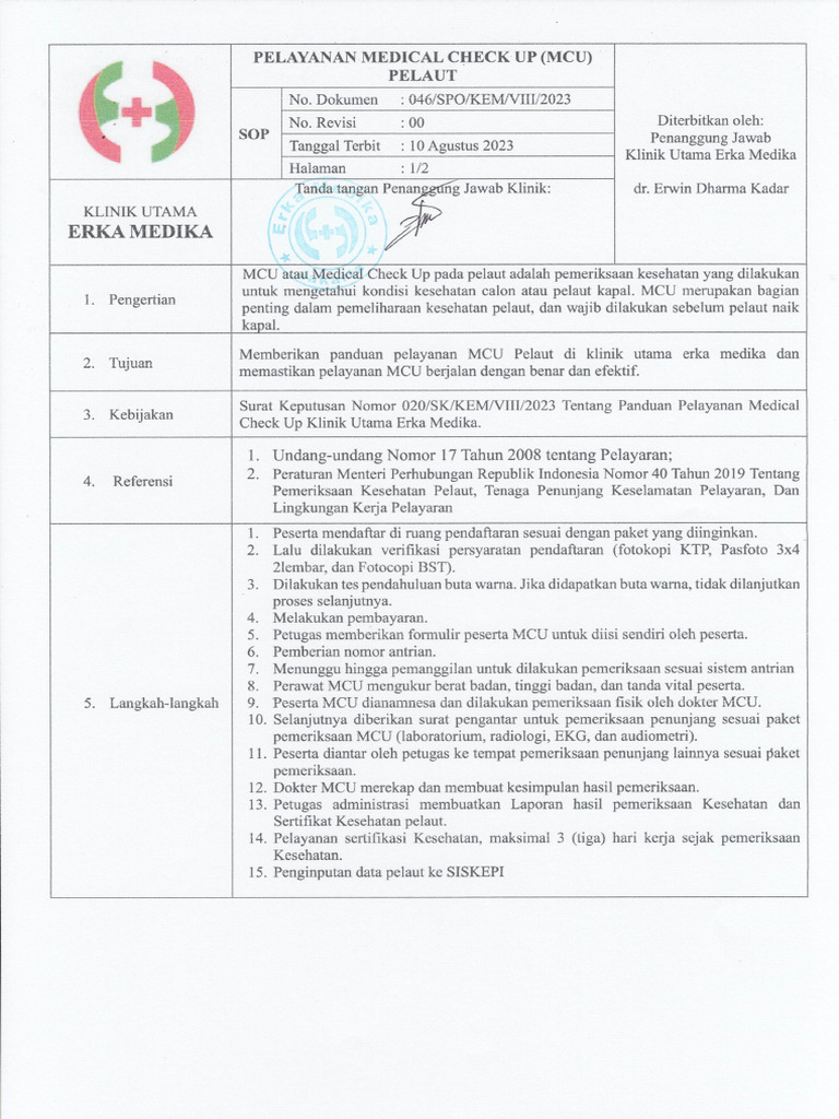 9 - Spo Mcu Pelaut | PDF