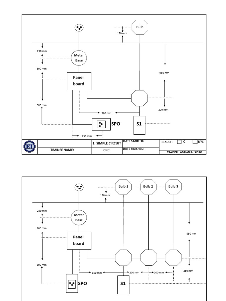 Wiring Board Activity Lay Out | PDF | Electrical Engineering | Electricity