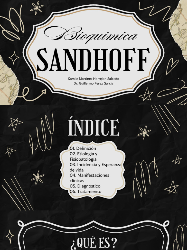 Enfermedad de Sandhoff: Diagnóstico y Tratamiento | PDF | Gene ...