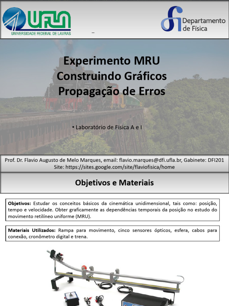 MRU Graficos Propagacao Erro | PDF