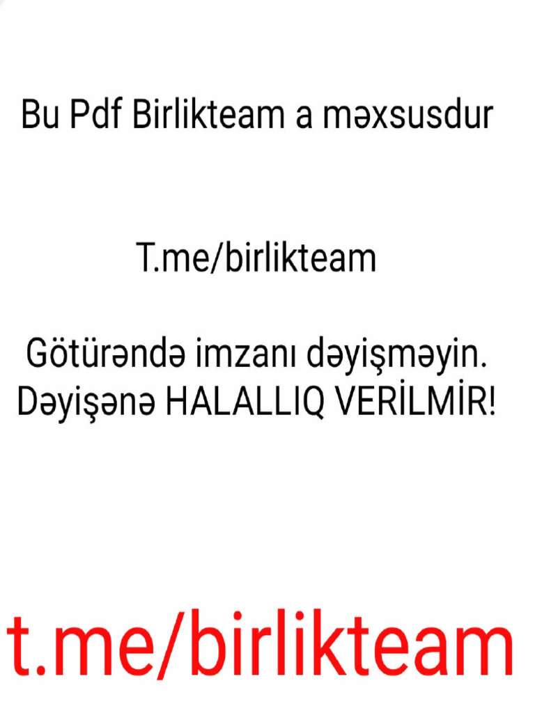 Gulnare Umudova Test | PDF