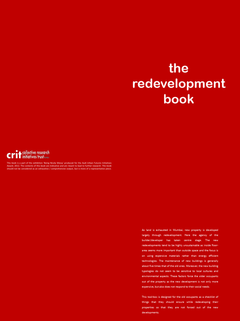 Catalogue The Redevelopment Book | PDF | Apartment | Renting