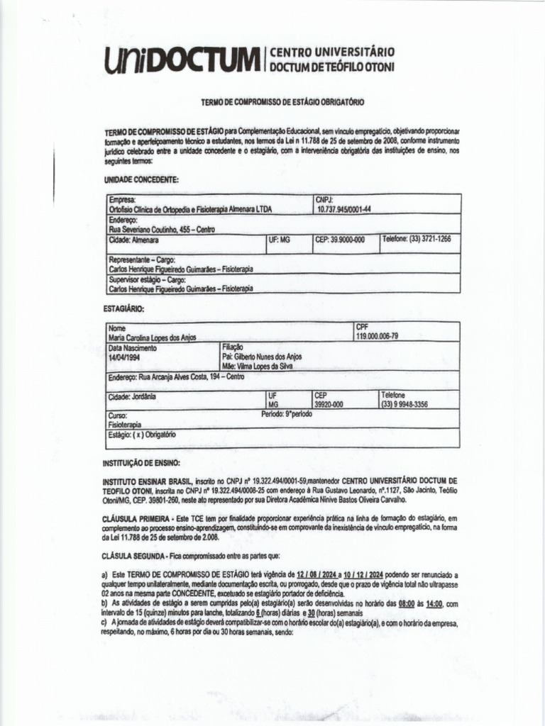 Tce - Maria Carolina Lopes Dos Anjos | PDF