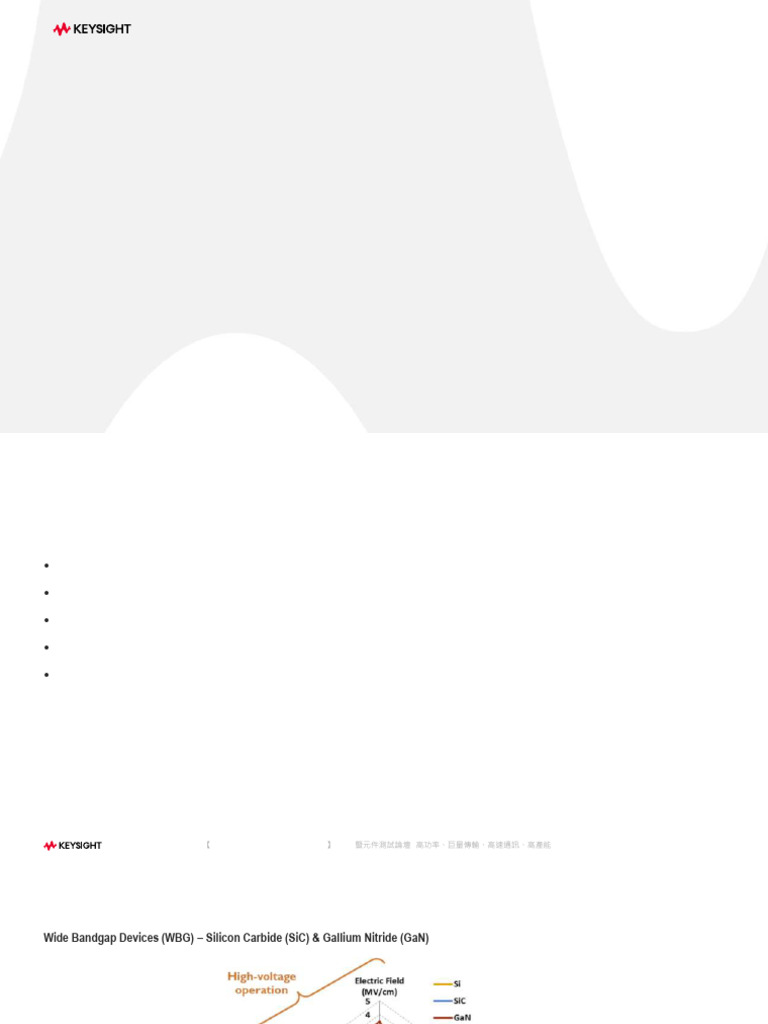 P01 - WBG Power Device Applications, Modeling and Measurement Solutions ...