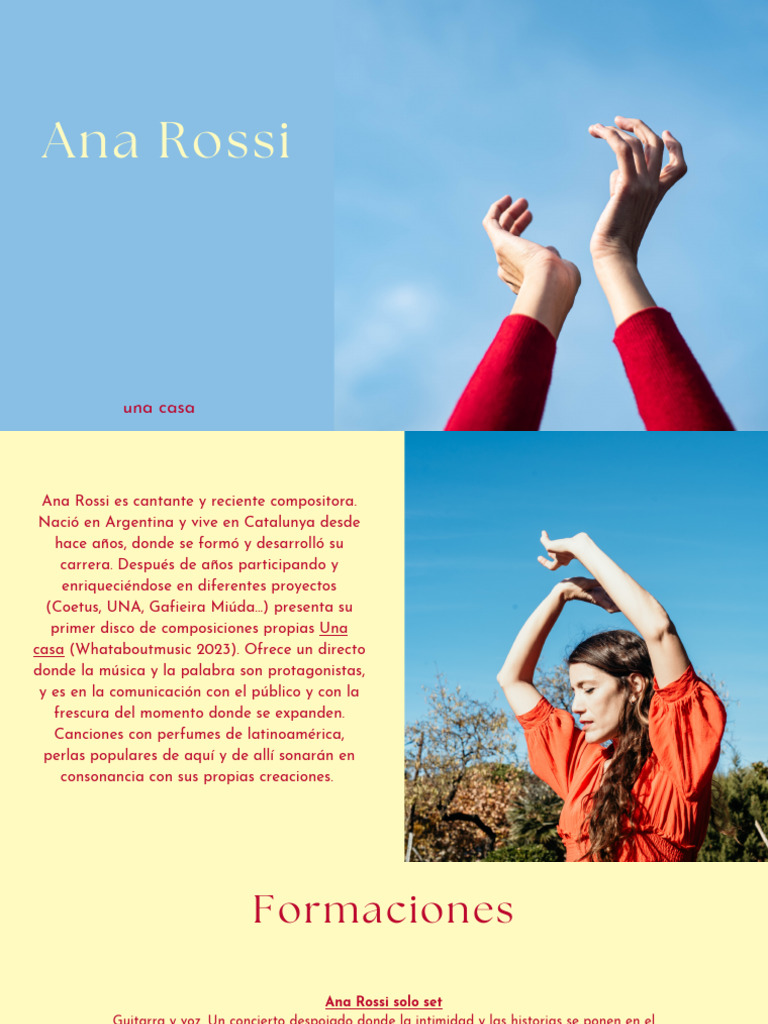 Ana Rossi Una Casa CAST | PDF | Arte