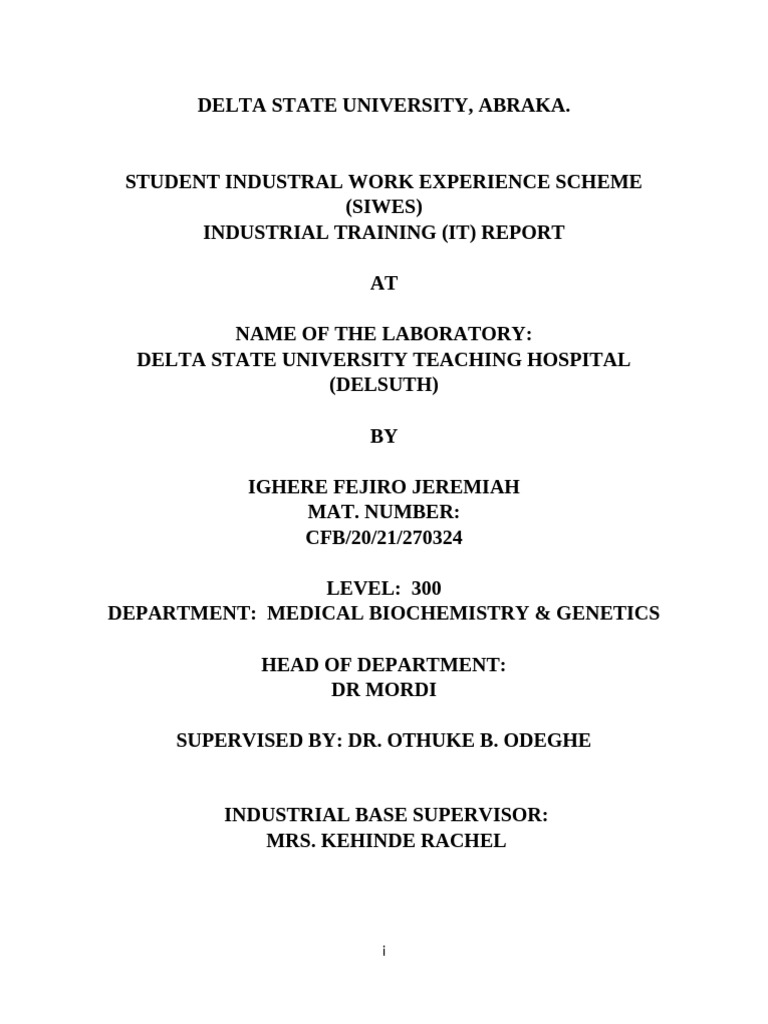 Ighere Fejiro Jeremiah | PDF | Blood Type | Medical Specialties