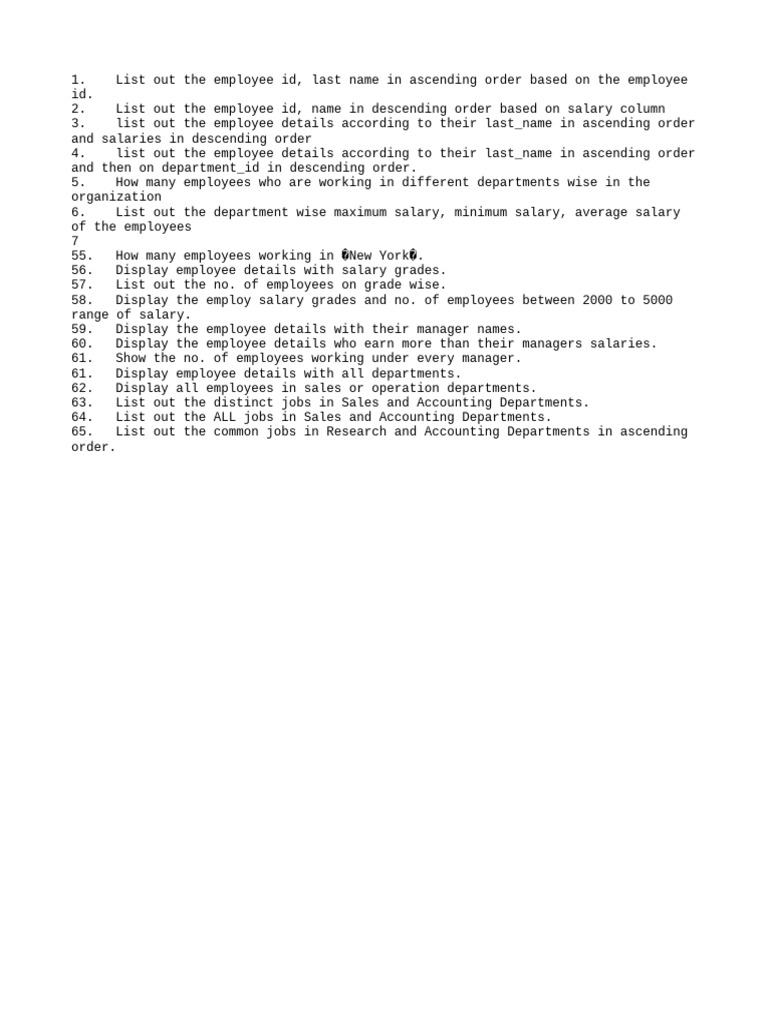 Employee Data Analysis and Reporting | PDF