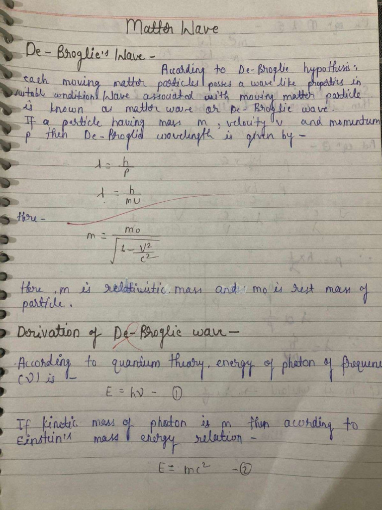 matter waves-1 | PDF