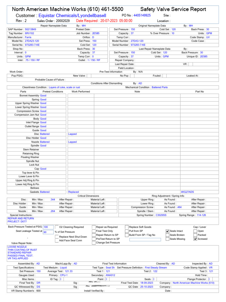 6RV 2023 | PDF | Valve | Mechanical Engineering