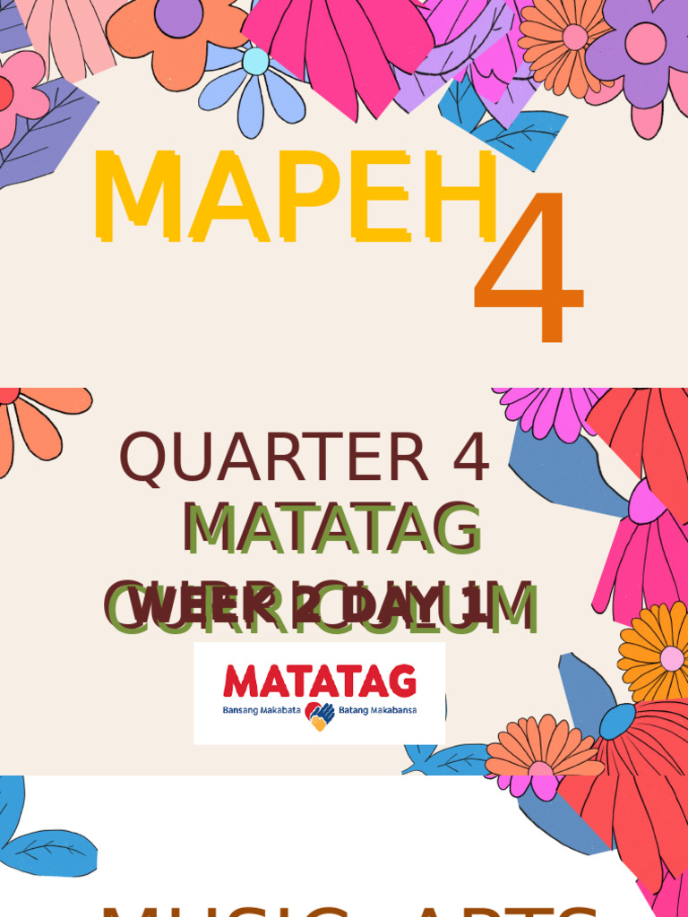 Mapeh 4 Matatag Week 2 Q2 PPT Lesson | PDF | Family | Sibling