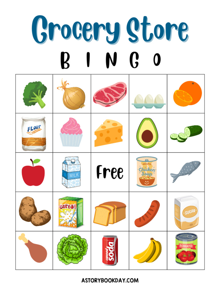 Grocery Store Bingo Game | PDF
