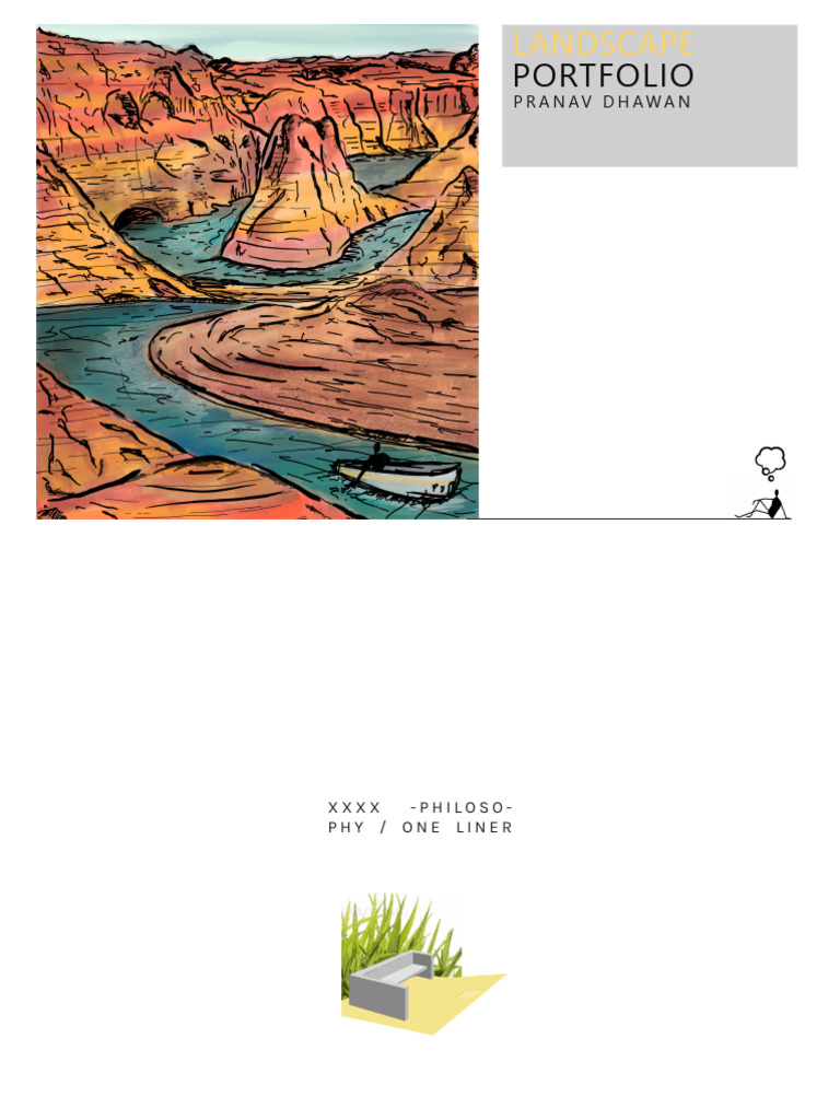 Portfolio Cover Page Design | PDF | Gardens | Earth Sciences