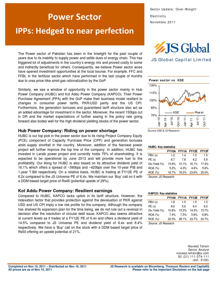 Power Sector: Ipps: Hedged To Near Perfection | Download Free PDF ...