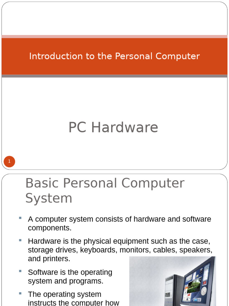 Introduction To The Pc Updated Pdf Random Access Memory Central