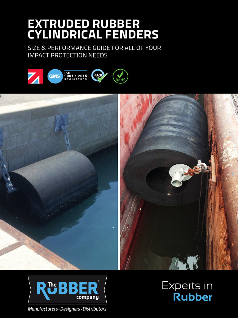 Cylindrical Fender Size Performance Guide | PDF | Business | Technology & Engineering