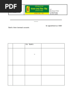 Format of Statement of Expenditure (SoE) | PDF | Expense