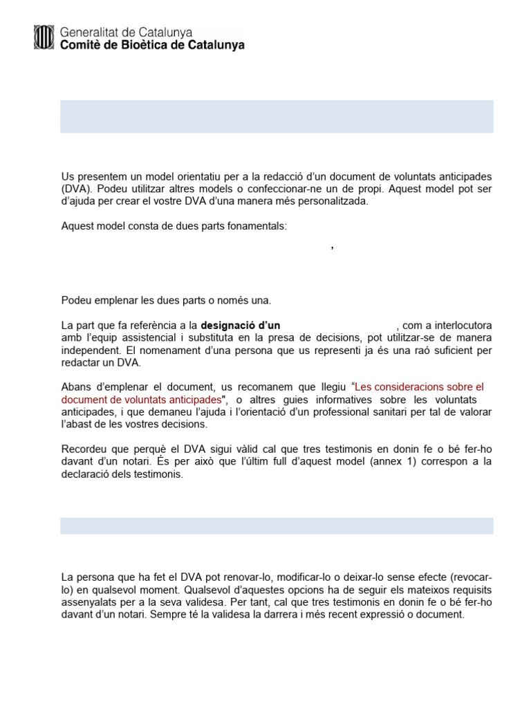 DVA - Model Orientatiu Cat | PDF