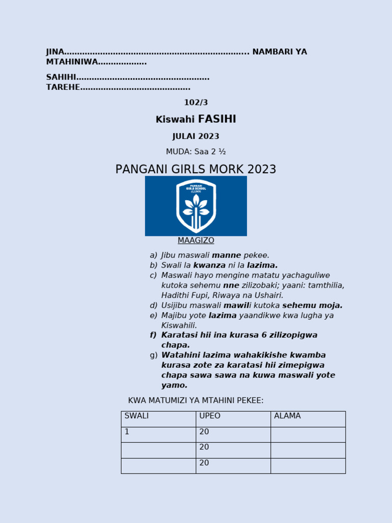 Kisw PP3 | PDF | Language Arts & Discipline