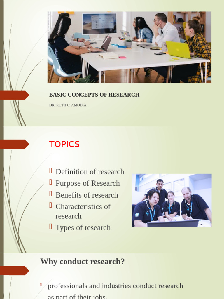 Basic Concept of Research | PDF | Knowledge | Scientific Method