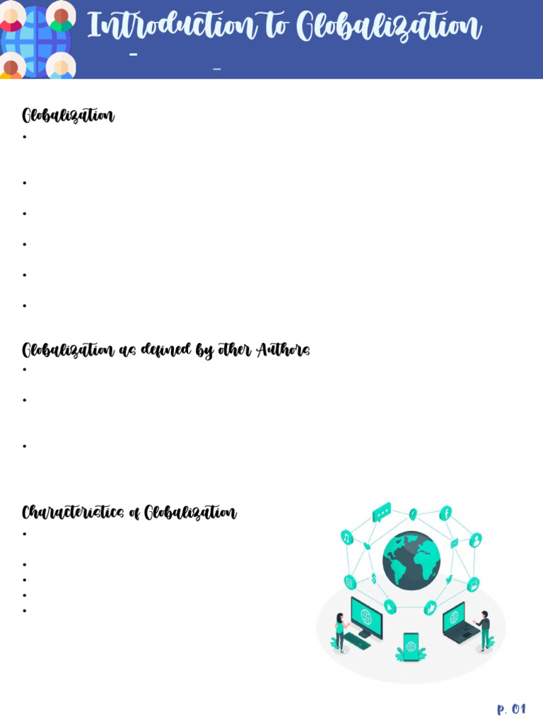 01-Handouts-Introduction-to-Globalization 2 | PDF | Globalization | Economies