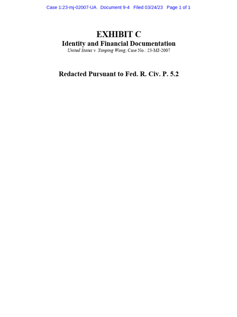 Case 23 02007 Doc 0009 4 | PDF | Politics | Social Science