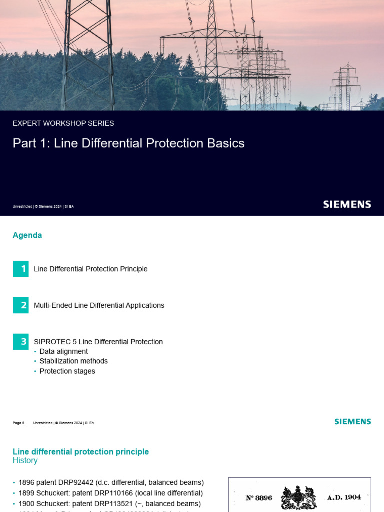 Line Differential Protection Overview | PDF | Phase (Waves) | Transformer