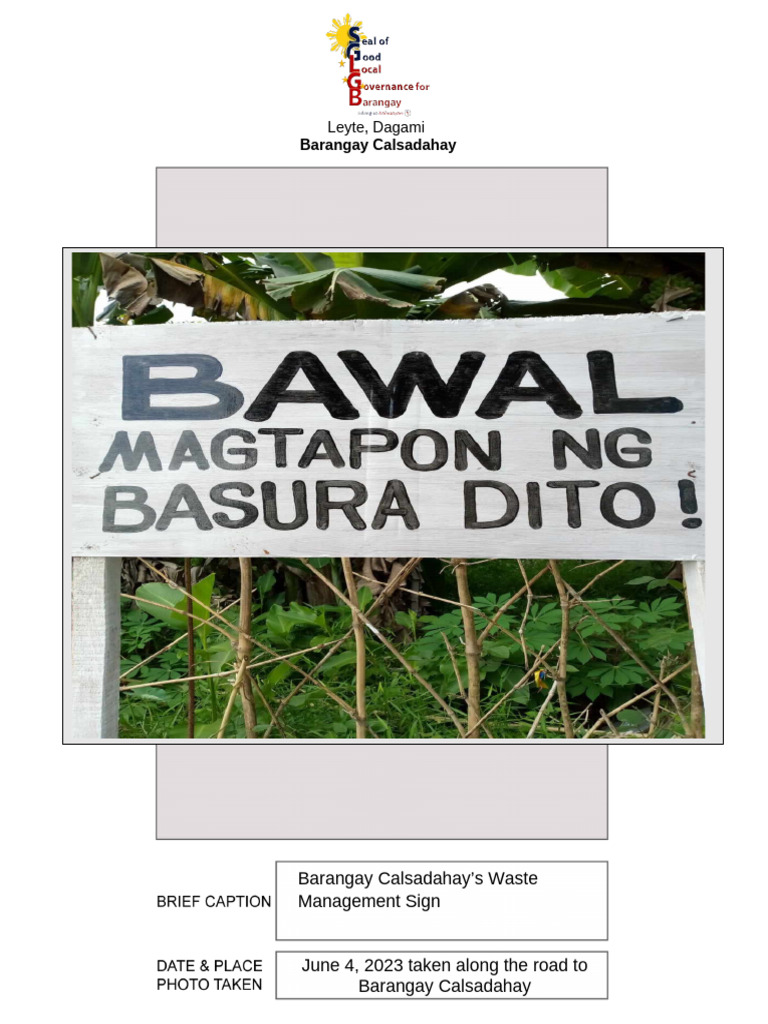 SGLGB TEMPLATE - Photo Documentation | PDF