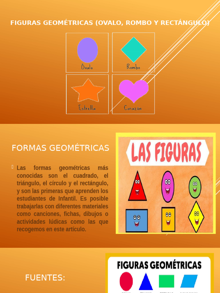 Figuras Geométricas (Ovalo, Rombo y Rectángulo) Sem 4 | PDF