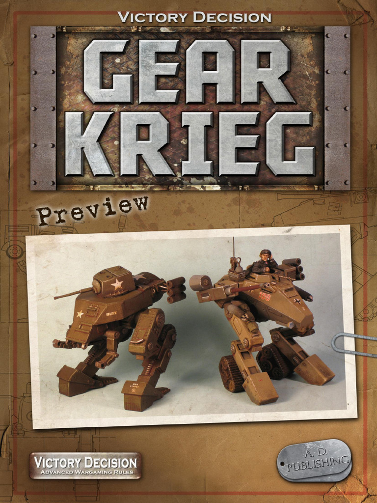 Gear Krieg Preview | PDF | Anti Tank Warfare | Tanks