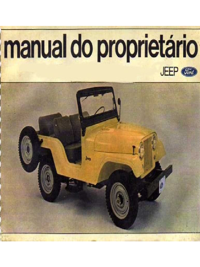 Manual Do Proprietario Jeep | PDF