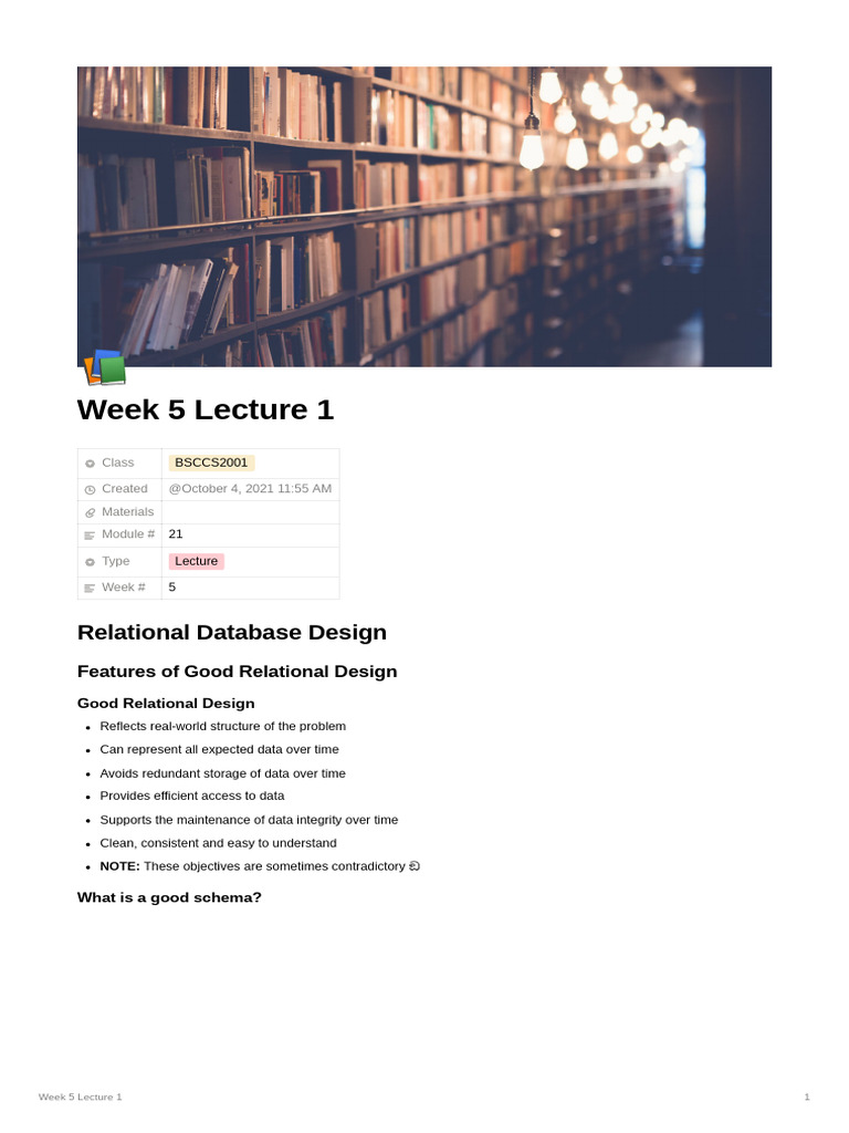 Week 5 | PDF | Data Management | Information Retrieval