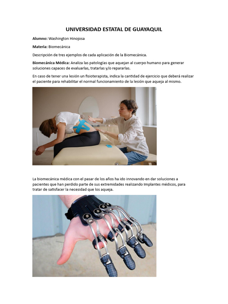 Biomecanica Deber 2 | PDF