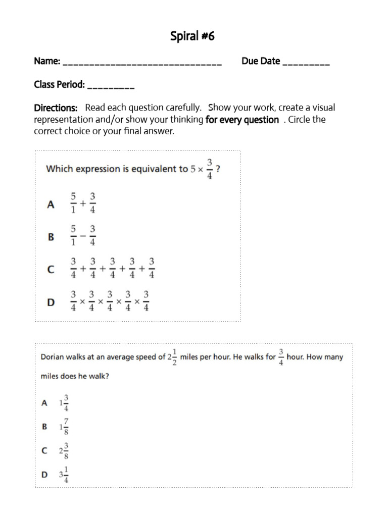 6 DESMOS NYS Assessment Spiral Review | PDF