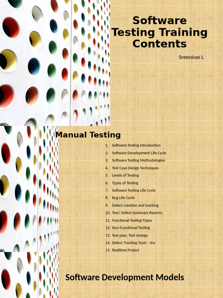 QA Training Presentation | PDF | Software Testing | Class (Computer ... QA Training Presentation | PDF | Software Testing | Class (Computer ...